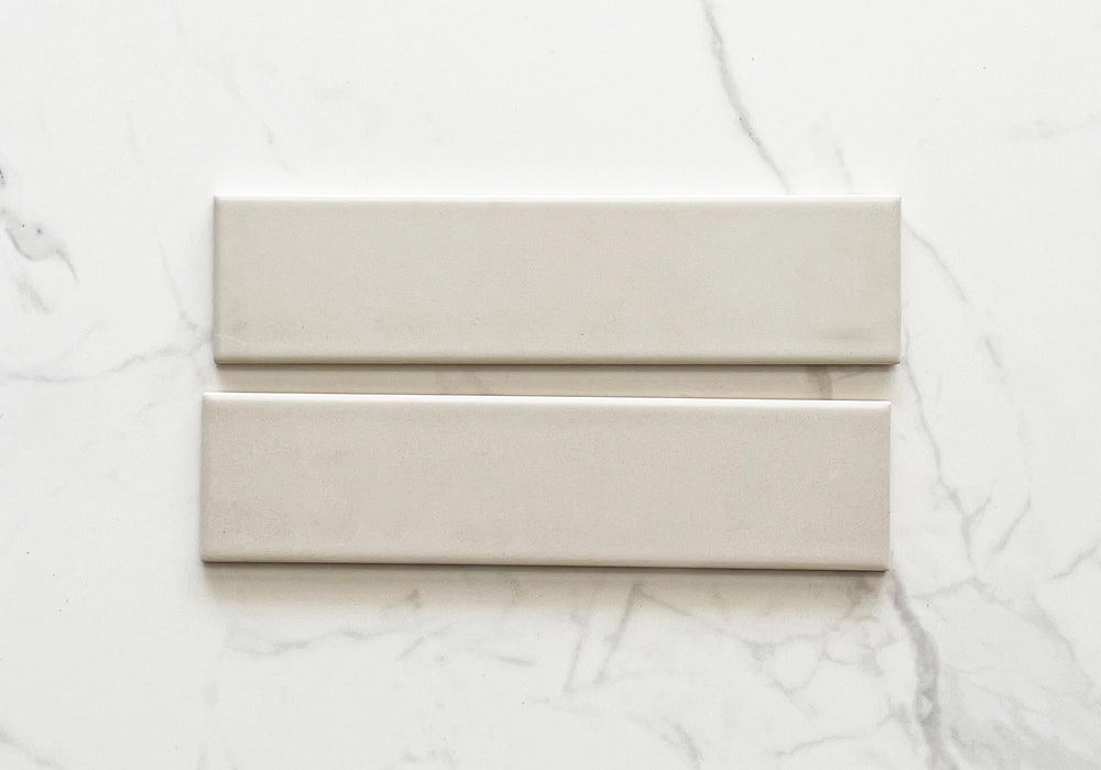 Off White Bella Subway Tile Textured Matte 65 x 265 x 6mm Ceramic — The ...