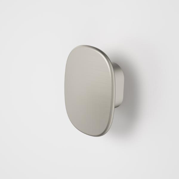 Caroma Contura II Small Robe Hook - Brushed Nickel — The Blue Space