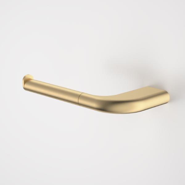Caroma Contura II Toilet Roll Holder - Brushed Brass — The Blue Space