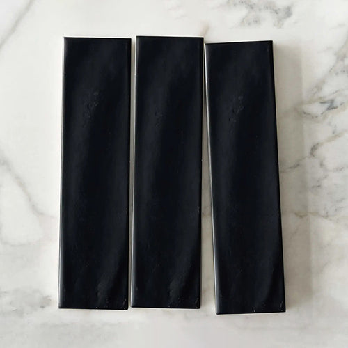 Caramel Rylee Subway Tile Textured Gloss 75 x 300 x 9mm Italian Cerami ...