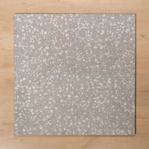 Grey Tilly Tundra Stone Tile Matte Tech Grip 300 x 300 x 10mm Porcelai ...
