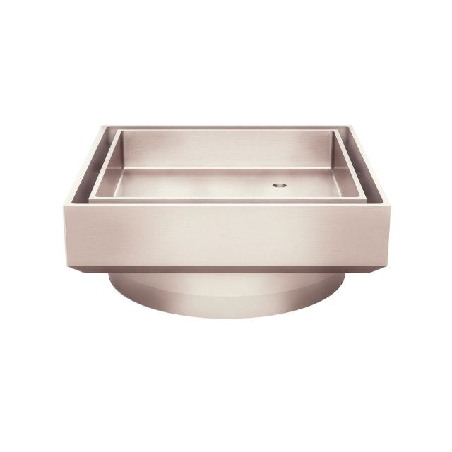 Meir Shower Waste With Tile Insert - Champagne — The Blue Space