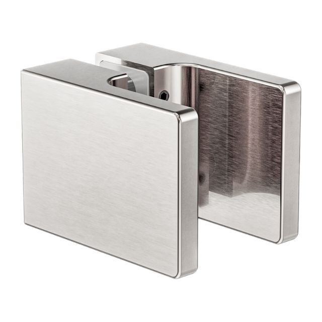 Nero Square Shower Knob Handle Brushed Nickel — The Blue Space