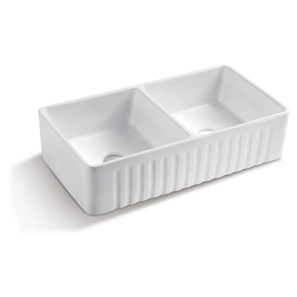 Otti Boston Double Butler Sink 845mm — The Blue Space