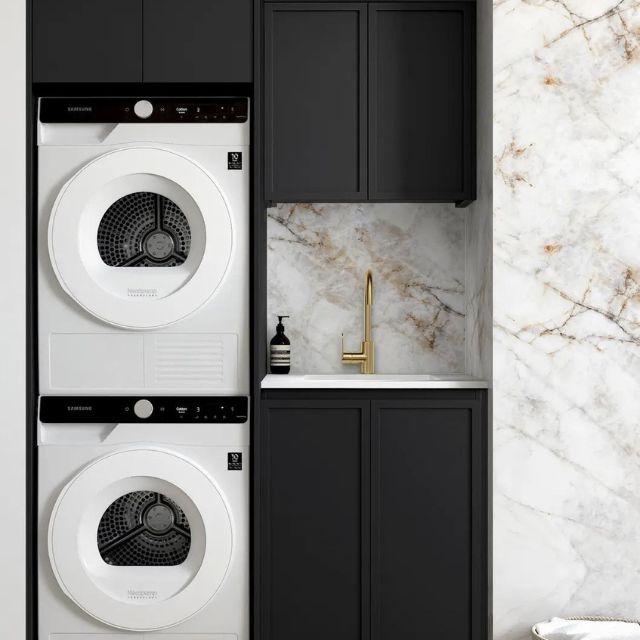 Otti Hampshire 1305mm Laundry Set C - Black — The Blue Space