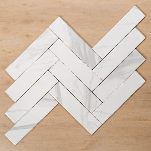 Perisher White Marble Matt Rectified Porcelain Tile 600x600mm — The ...