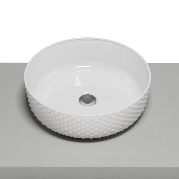 Timberline Allure Dimple White Above Counter Basin, Best Price Online ...