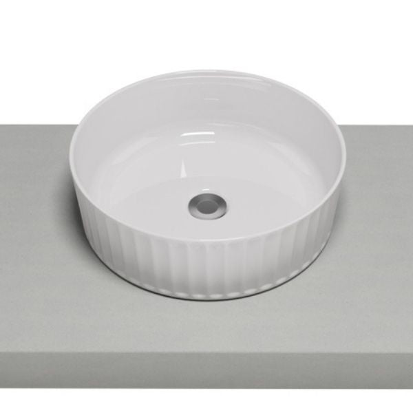 Timberline Allure Flute White Above Counter Basin, Best Price Online ...