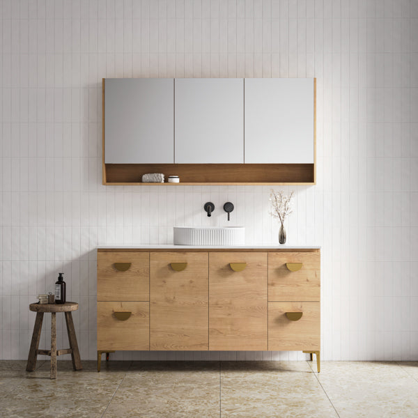 Timberline Nevada Floor Standing Vanity on Legs with Above Counter Bas ...