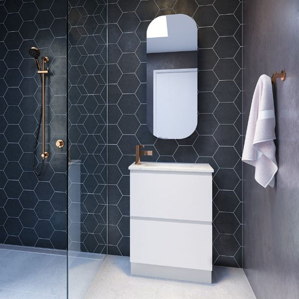 Timberline Billie Floor Standing Ensuite Vanity with SilkSurface Top a ...