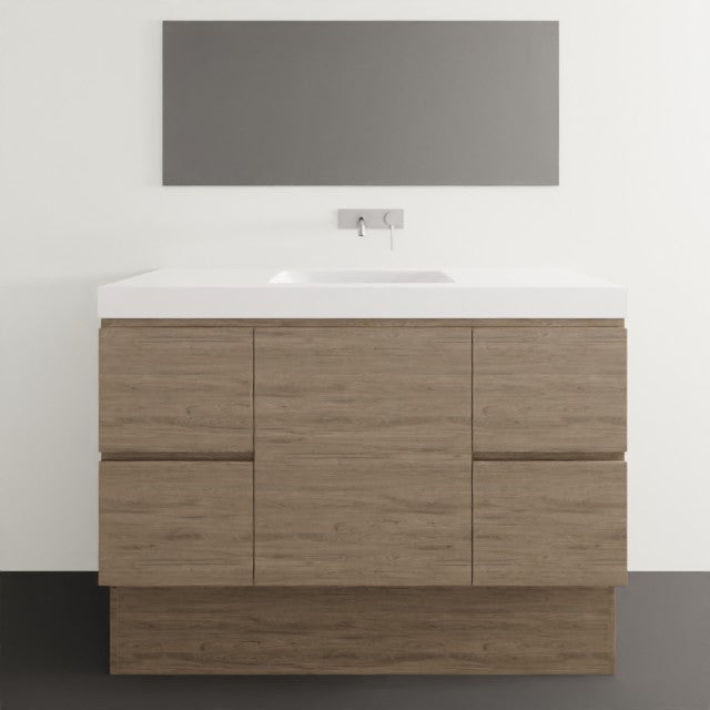 Timberline Carlo Floor standing Vanity with Grand Mineral Composite To ...