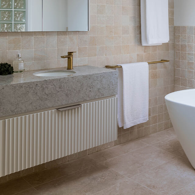 Timberline Kingsley Wall Hung Vanity with Under Counter Basin — The ...