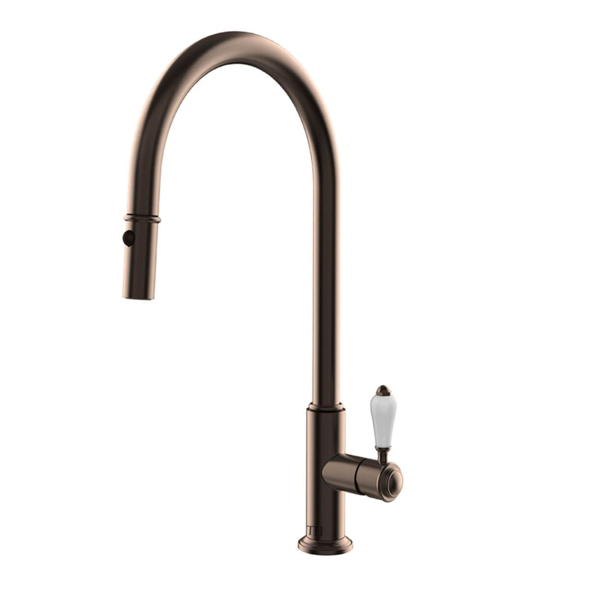 Turner Hastings Ludlow Pull Out Mixer Tap - English Bronze — The Blue Space