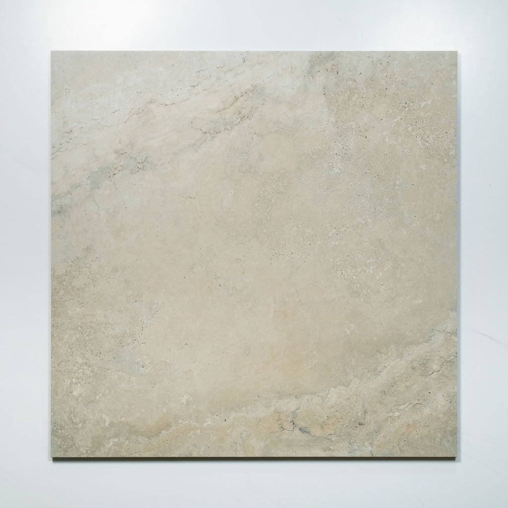 Tuscan Beige Travertine Look Tile 600mm x 600mm External 6CRWBEX - The ...