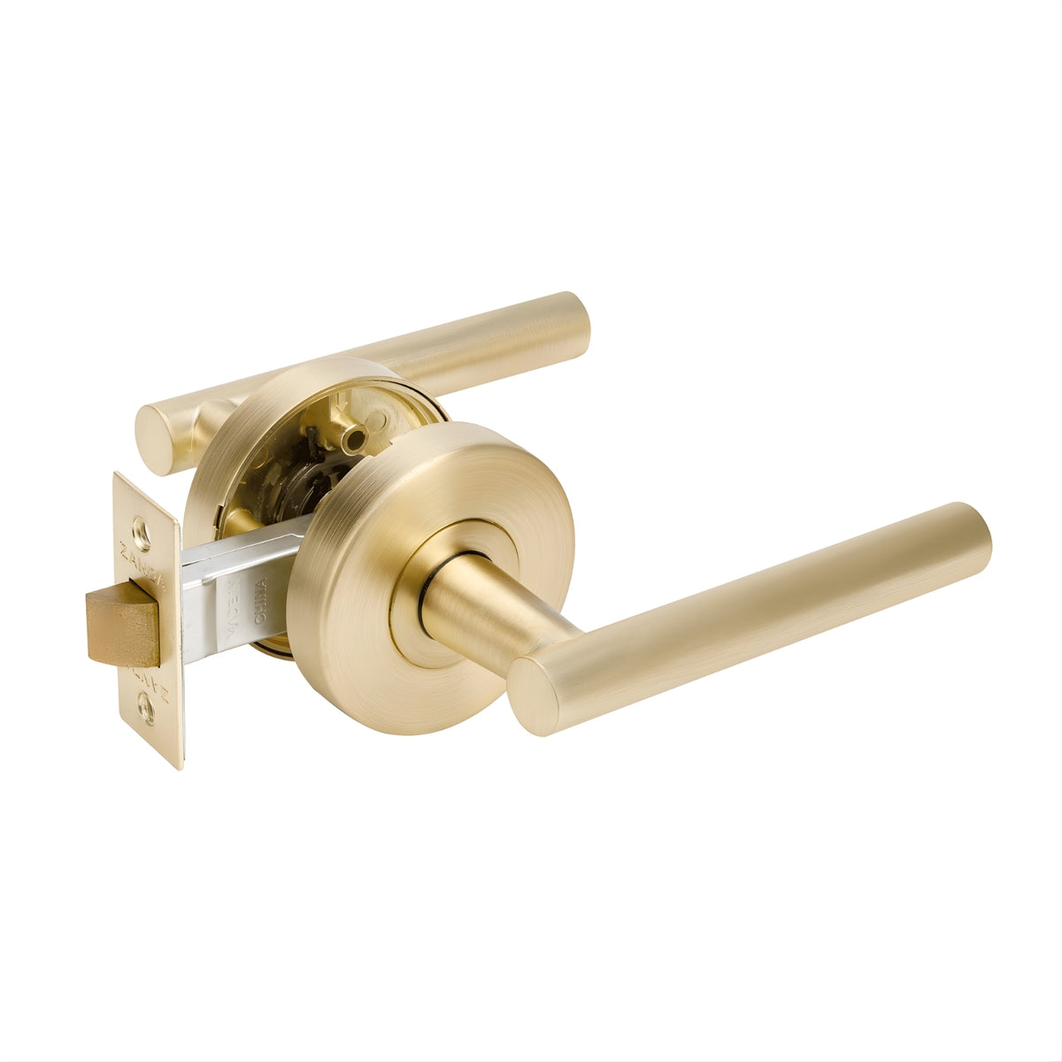 Zanda Baxter Privacy Set Satin Brass 9141.SB - The Blue Space