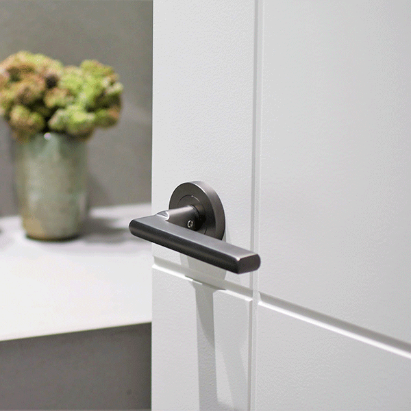 Zanda Epic Privacy Door Handle Set Graphite Nickel online at The Blue Space