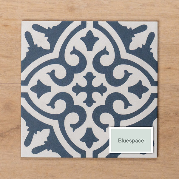 Tamarama Blue Matt P3 Cushioned Edge Porcelain Tile 300x300mm — The ...