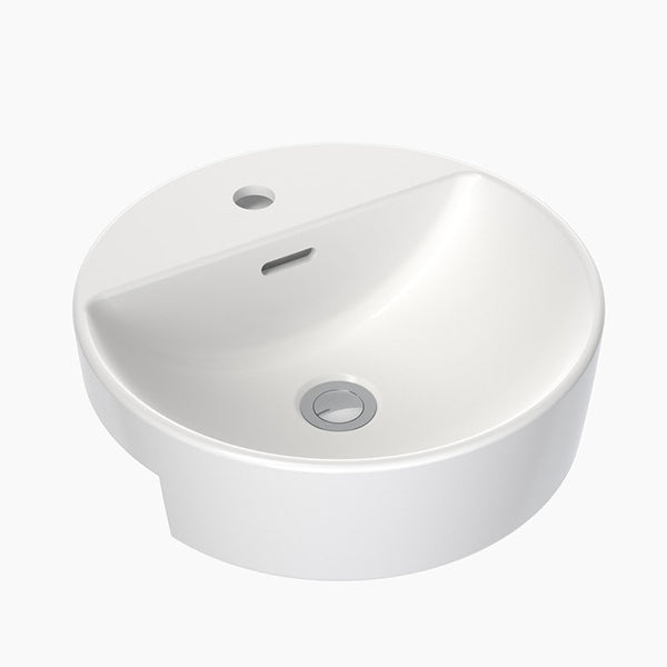 Clark Round Semi Recessed Basin 400mm, Best Price - The Blue Space