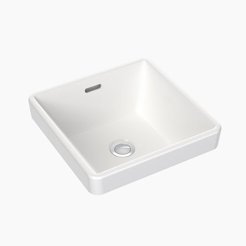 Clark Square Wall Basin 400mm One Tap Hole — Best Price at The Blue Space