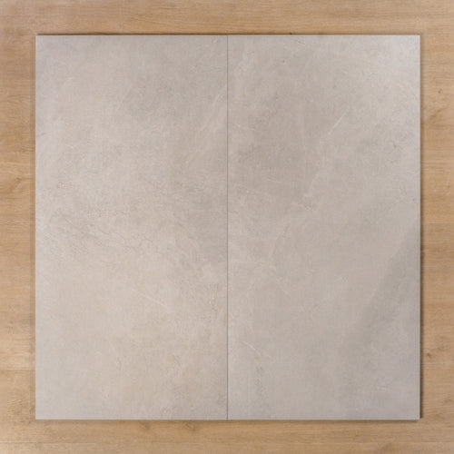 White Theo Terrazzo Tile Matt 200 x 200mm Porcelain — The Blue Space