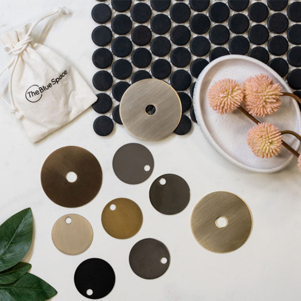 The Blue Space Colour Samples | The Blue Space Bathrooms