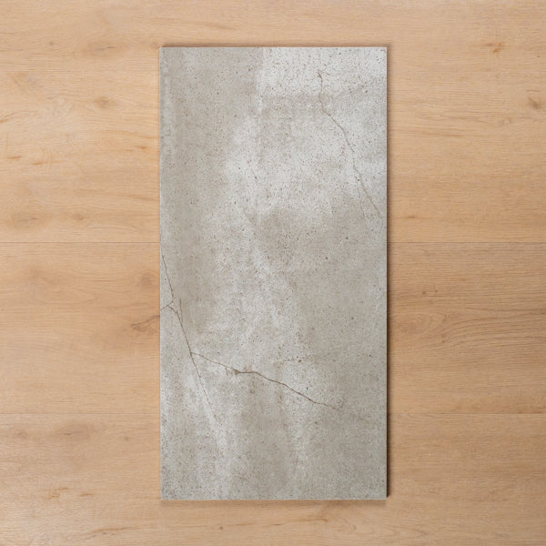 Discovery Urban Grey Gloss Rectified Ceramic Tile 300x600mm — The Blue ...
