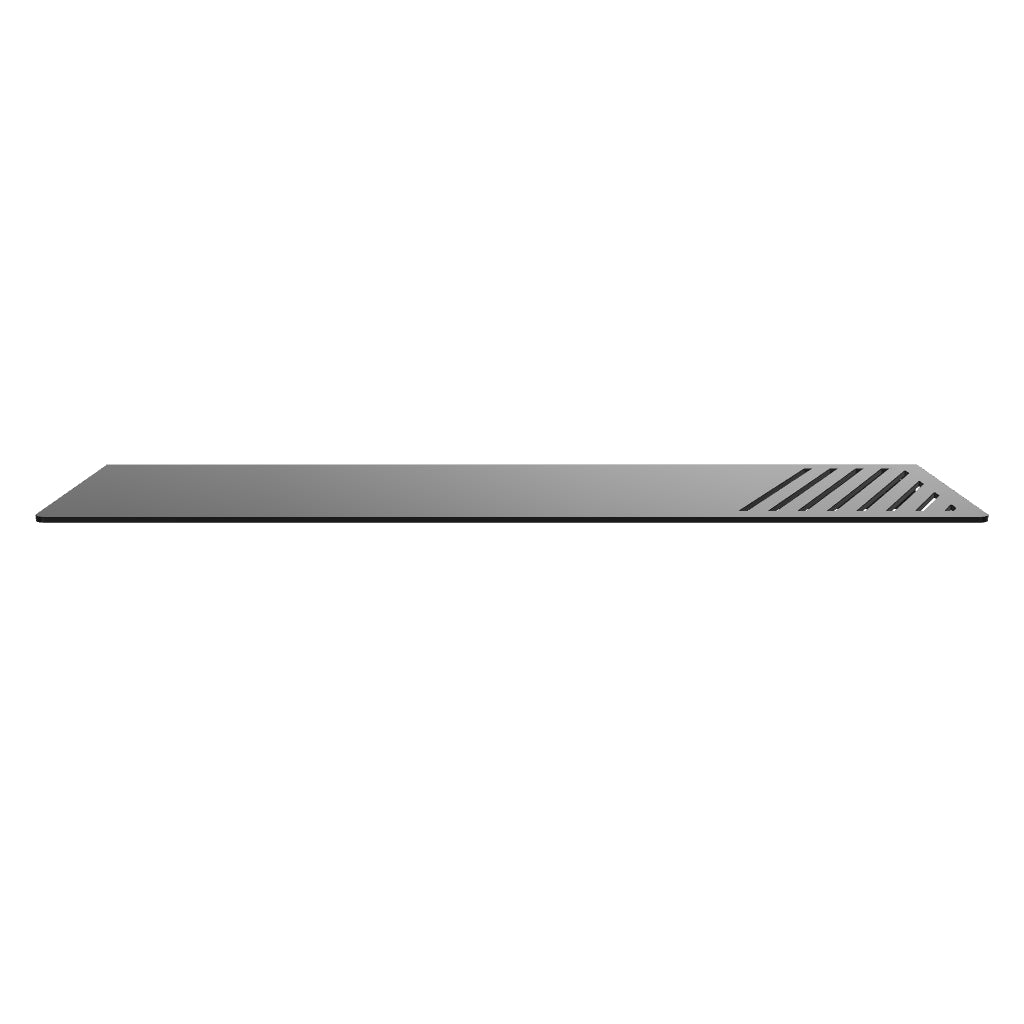 Clark Square Metal Shelf Matte Black, Best Price - The Blue Space