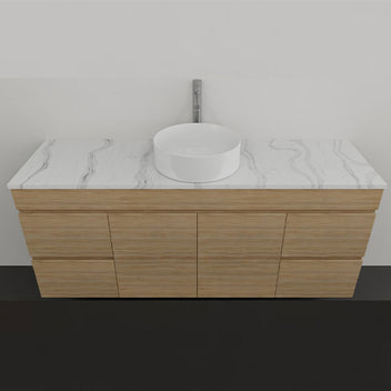 Timberline Bargo Wall Hung Vanity with Silksurface Top & Basin — The ...
