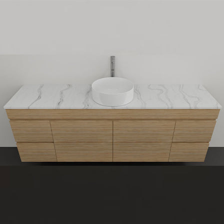 Timberline Bargo Wall Hung Vanity with Silksurface Top & Basin — The ...