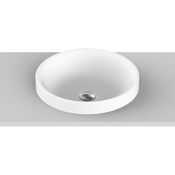 ADP Respect Semi Inset Solid Surface Basin, Best Price - The Blue Space