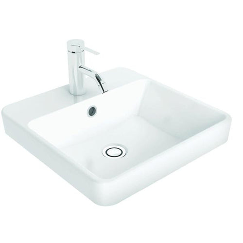 Caroma Luna Inset Basin Without Tap Landing, Best Price - The Blue Space