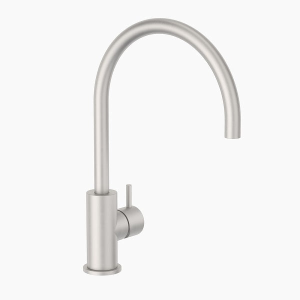 Clark Round Pin Sink Mixer Brushed Nickel, Best Price Online - The Blue ...