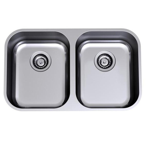 Clark Monaco Double Bowl Undermount Kitchen Sink - The Blue Space