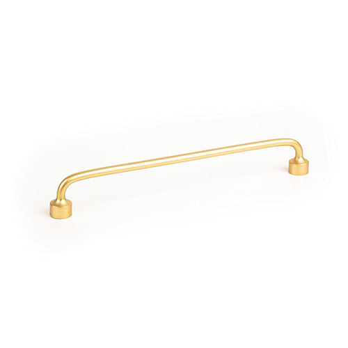 Momo Handles Dallas D Cabinet Handle Brushed Matt Brass - The Blue Space