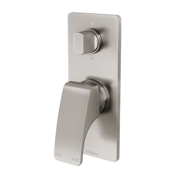 Phoenix Rush Shower/Bath Diverter Mixer Brushed Nickel - Best Price ...