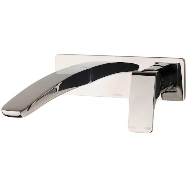Phoenix Rush Wall Basin/Bath Set Chrome, Best Price - The Blue Space