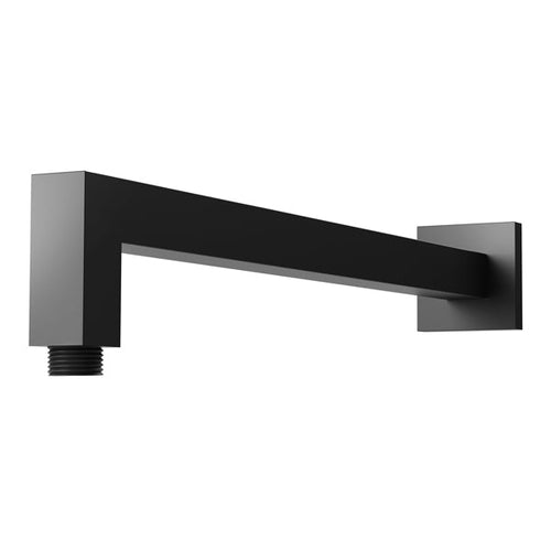 Phoenix Vivid Shower Arm Only 400mm Round Matte Black - The Blue Space