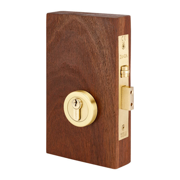 Zanda Single Cylinder Roller Lock Kit Satin Brass - Online — The Blue Space