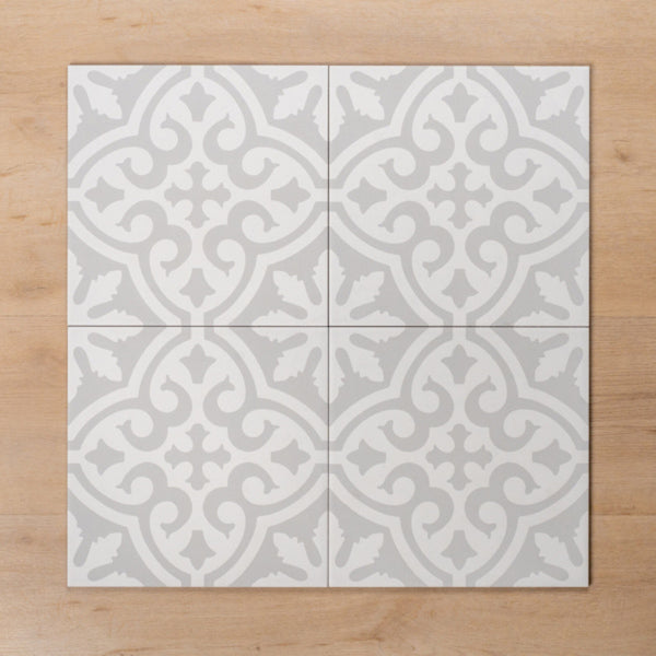 Tamarama Soft Grey Matt P3 Cushioned Edge Porcelain Tile 300x300mm ...