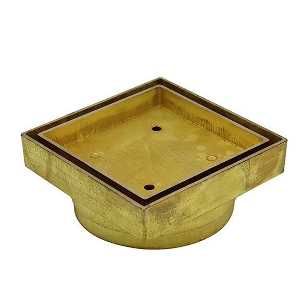 ART Australia Bermuda Standard Floor Waste Tile Insert Polished Brass ...