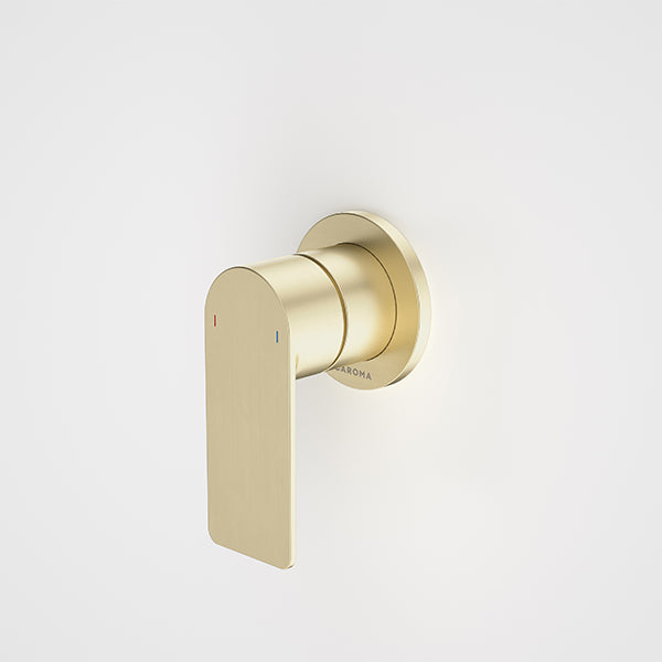Caroma Urbane II Bath/Shower Mixer Round Brushed Brass, Online - The ...