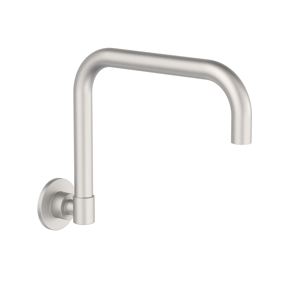 Clark Round Wall Sink Outlet Brushed Nickel, Best Price - The Blue Space