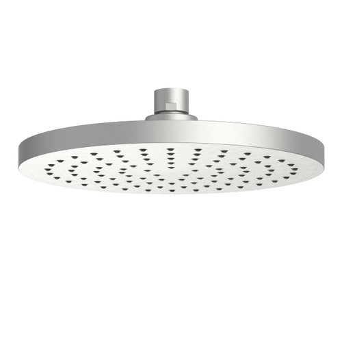 Clark Round Rail Shower (Top Water Inlet) Matte Black - The Blue Space