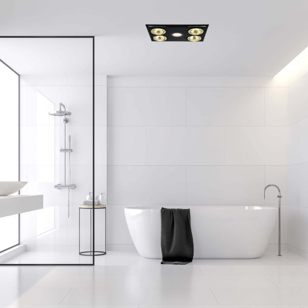 Eglo Heatflow 4 Bathroom Heater Exhaust Fan Light | The Blue Space