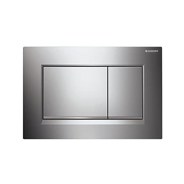 Geberit Sigma 30 Dual Flush Plate Matt Chrome — The Blue Space