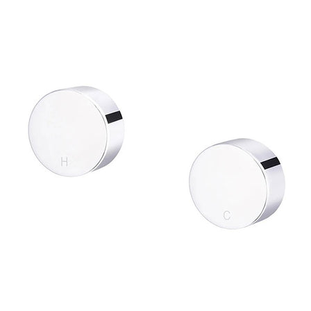 Buy Meir Circular Wall Taps Polished Chrome Online at The Blue Space