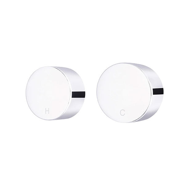 Buy Meir Circular Wall Taps Polished Chrome Online at The Blue Space