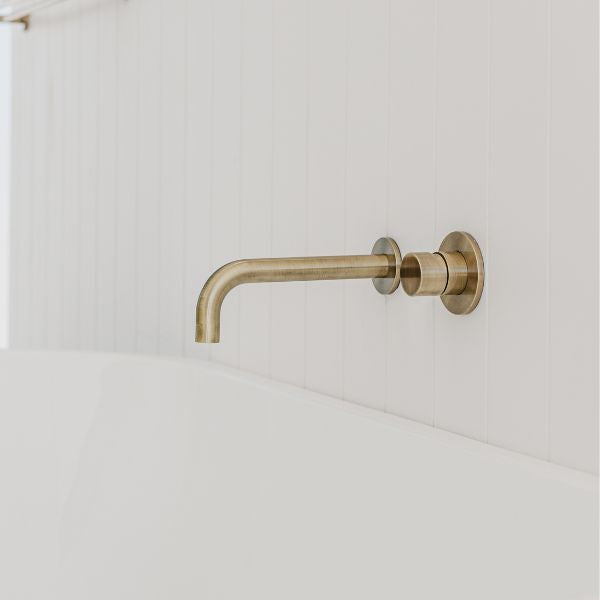 Meir Pinless Round Wall Mixer - Tiger Bronze | The Blue Space