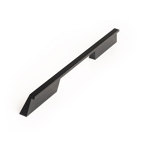 Momo Handles Rail D Handle Brushed Black - Online at The Blue Space
