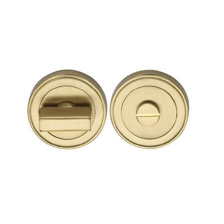 Zanda Vienna Privacy Door Handle Set Satin Brass online at The Blue Space